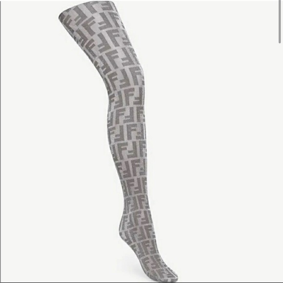 Fendi | Other | Fendi Logo Tights Size Medium | Poshmark
